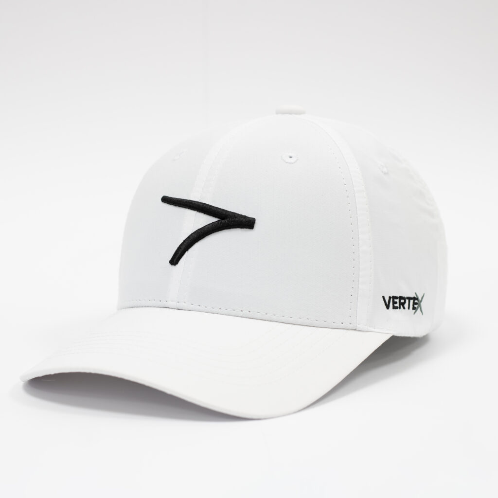White Fable Vertex Performance Golf Cap – Fable Golf